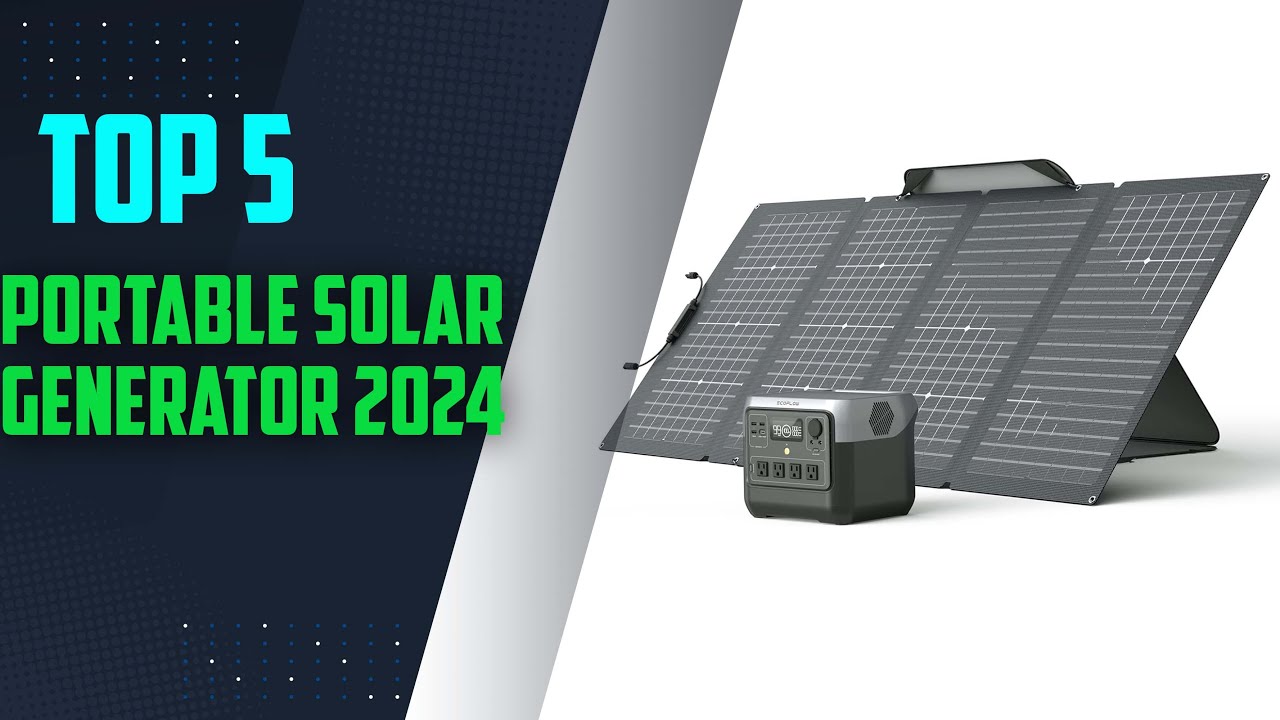 Best Portable Solar Generator 2024 | Portable Power Station | Solar ...