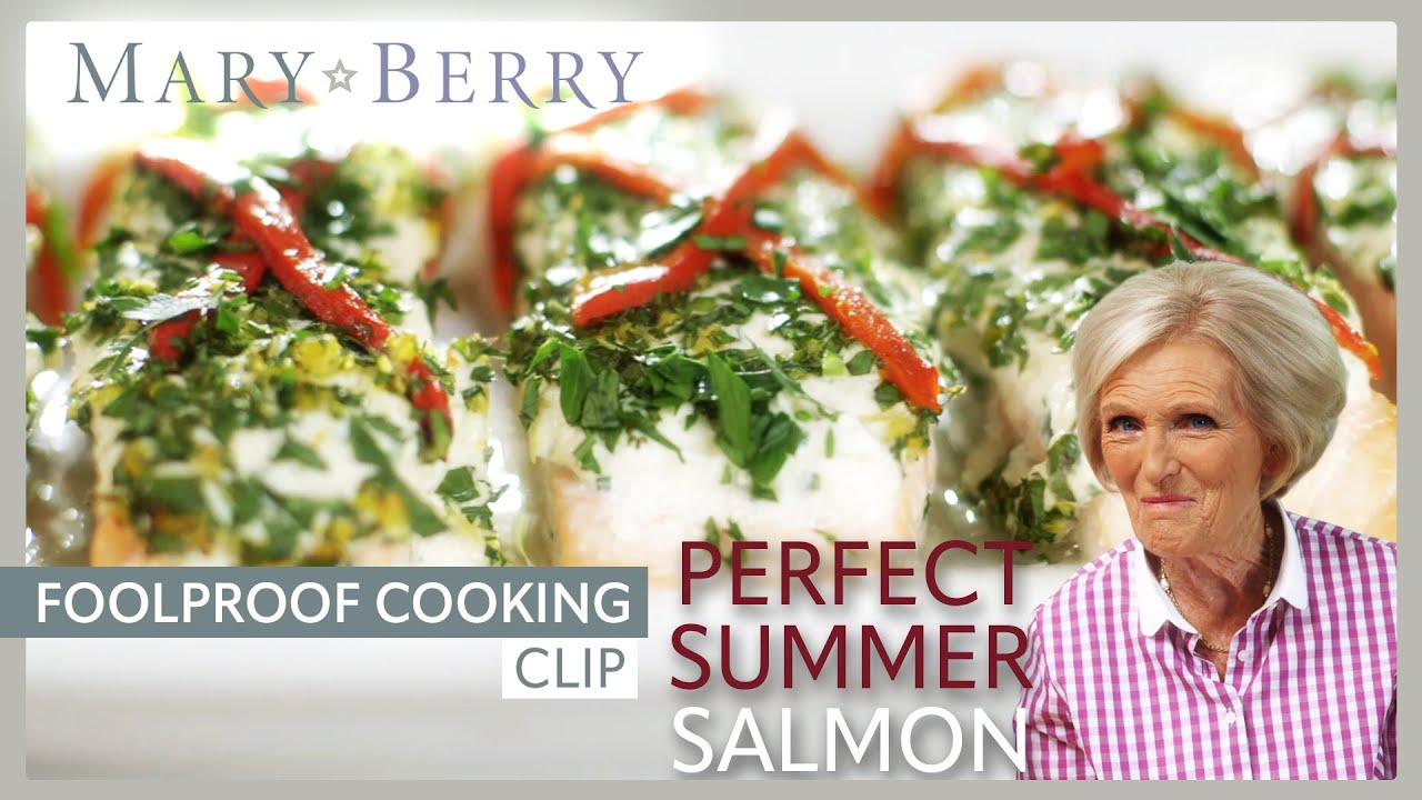 Salmon Fillets With A Herb And Pepper Topping | Mary Berry's Foolproof ...