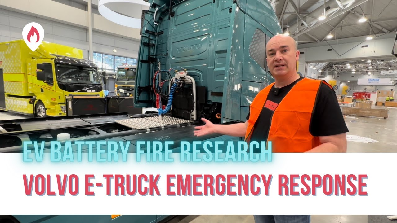 Emergency response to VOLVO ELECTRIC TRUCKS - YouTube
