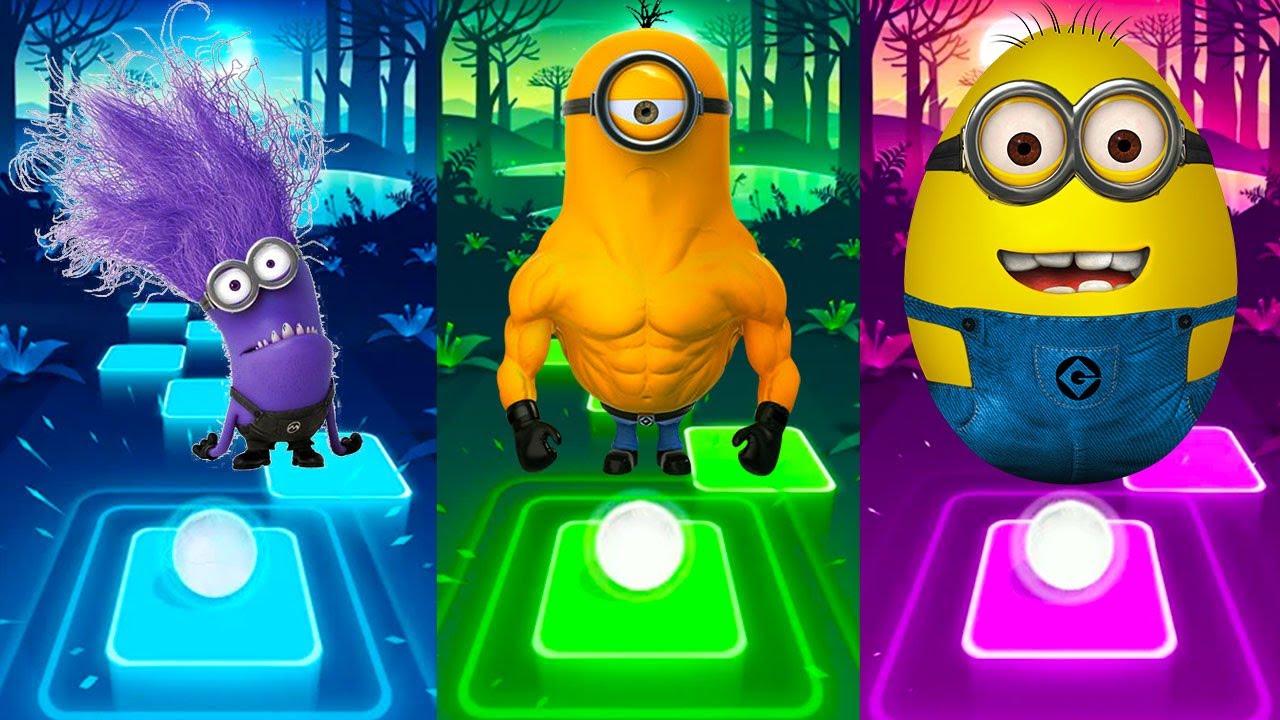 Strong Minion VS Minion Egg VS Purple Minion (Evil Minions) in Tiles ...