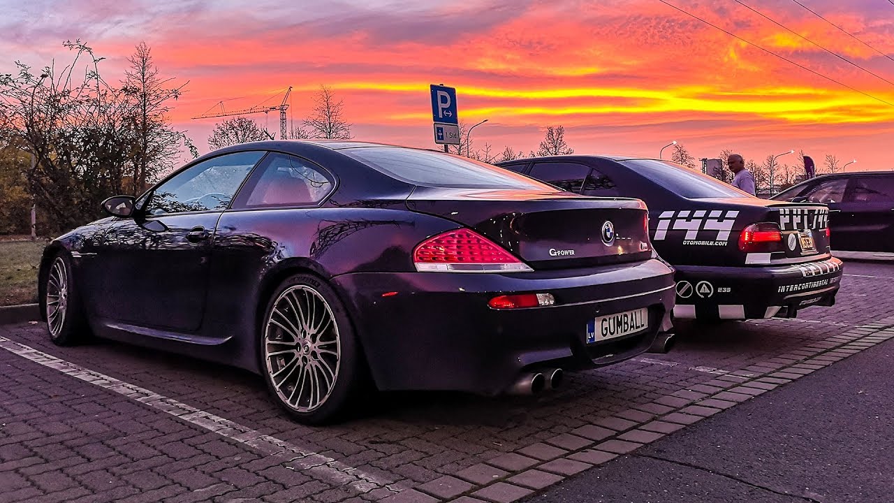 M5 E39 & M6 G-Power E63 on Autobahn raw footage 2018 November - YouTube