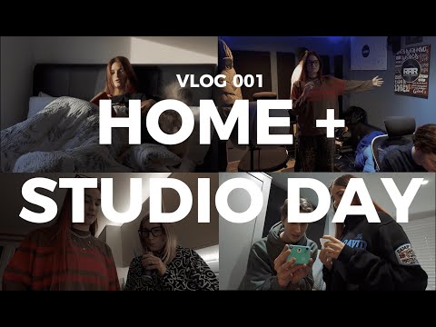 HOME + STUDIO DAY (PILOT) - VLOG 001