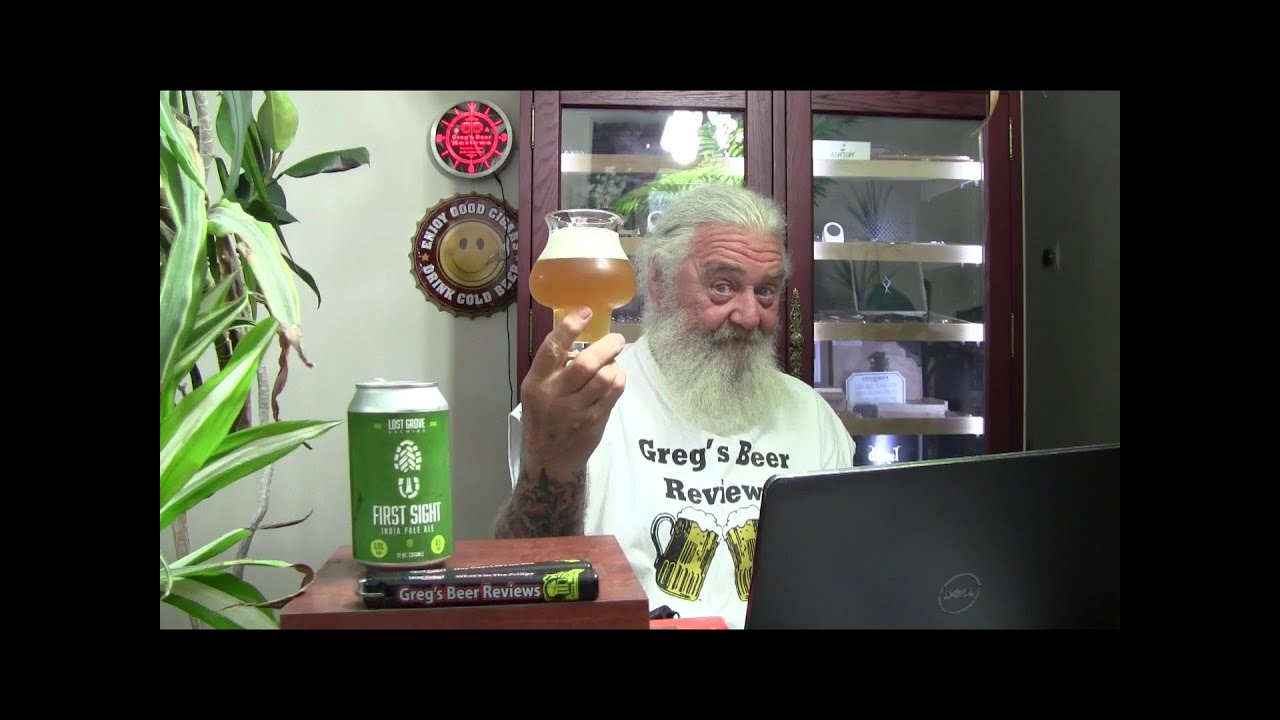 Beer Review # 3895 Lost Grove Brewing First Sight IPA - YouTube