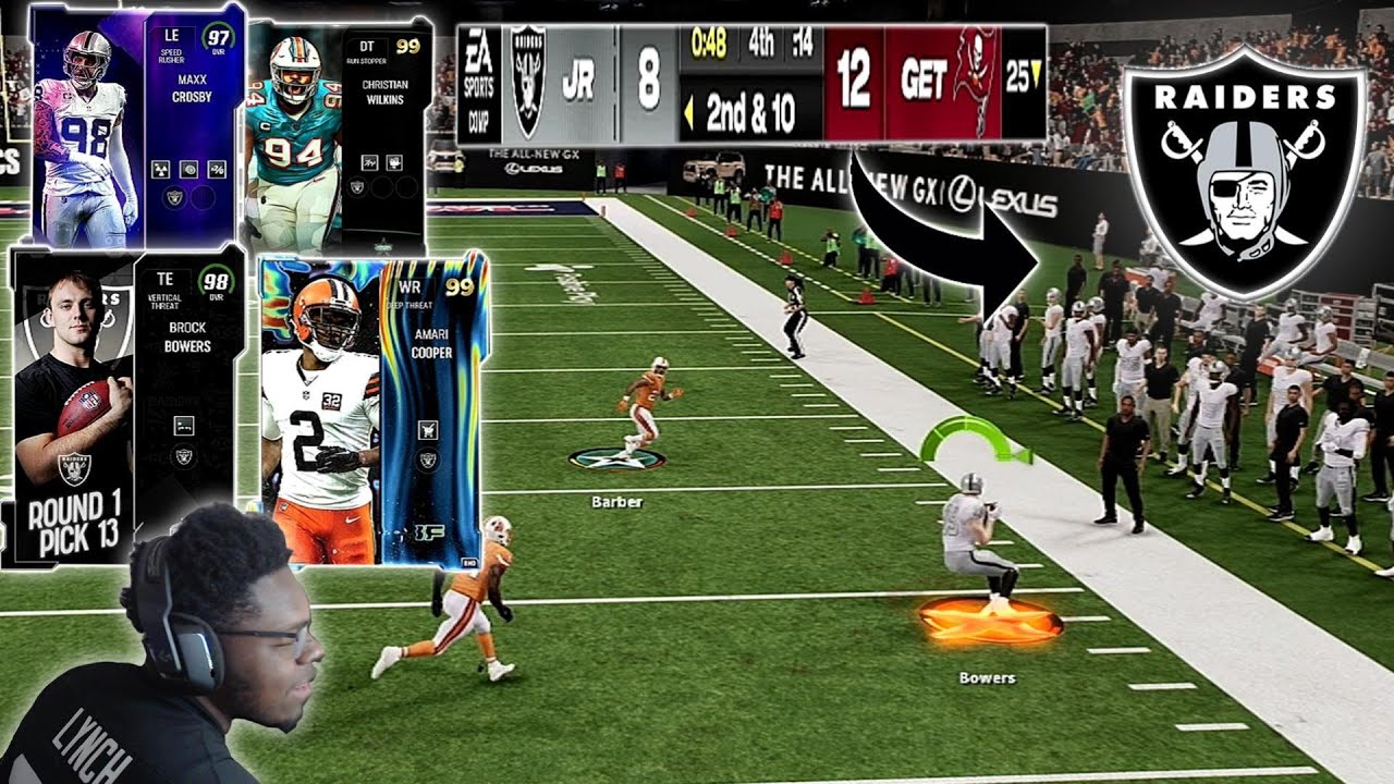Las Vegas Raiders Theme Team Ft.Brock Bowers,Maxx Crosby,And More ...