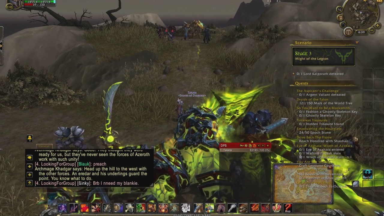 Let's Play WoW Legion: Broken Shore intro quest - YouTube