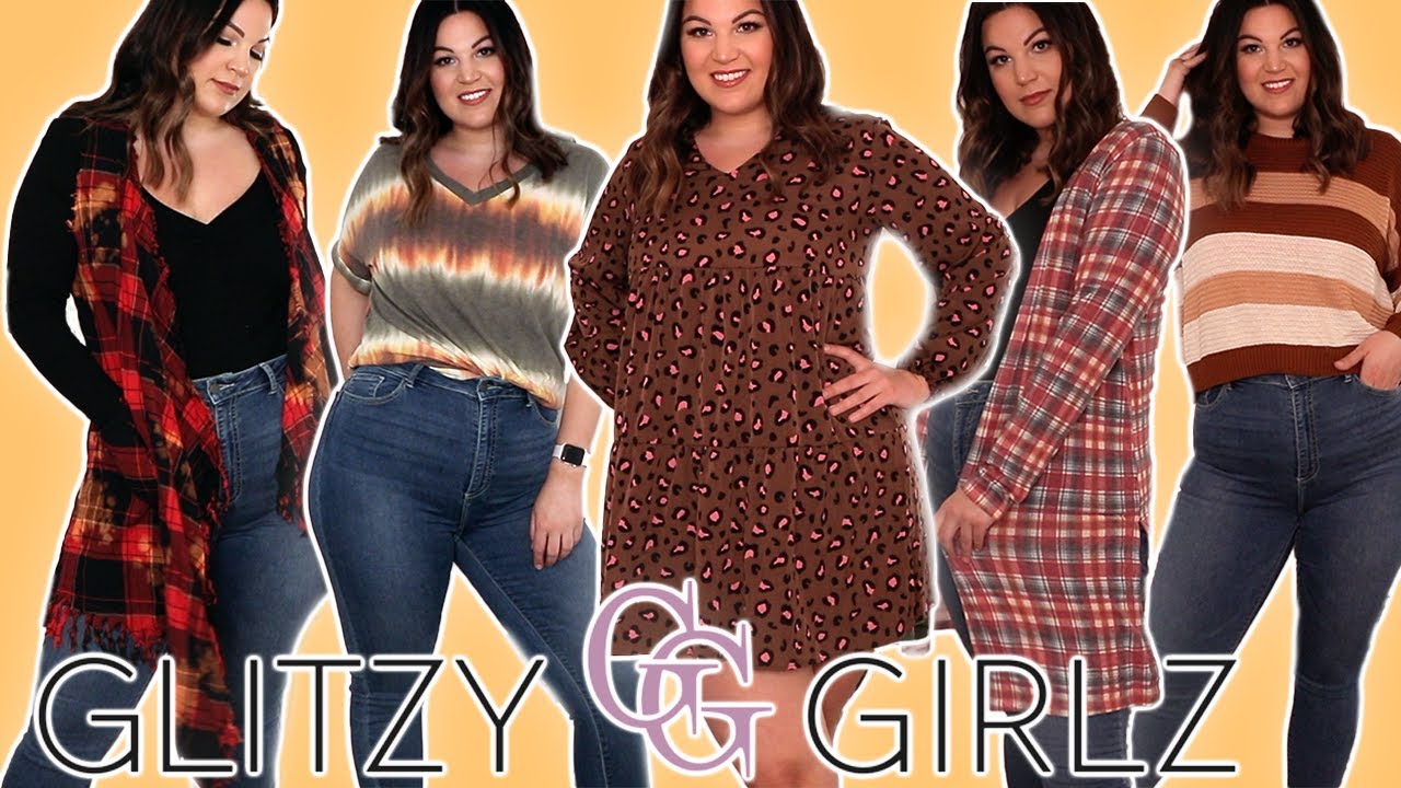 CURVY GLITZY GIRLZ BOUTIQUE TRY ON HAUL | SUMMER TO FALL - YouTube
