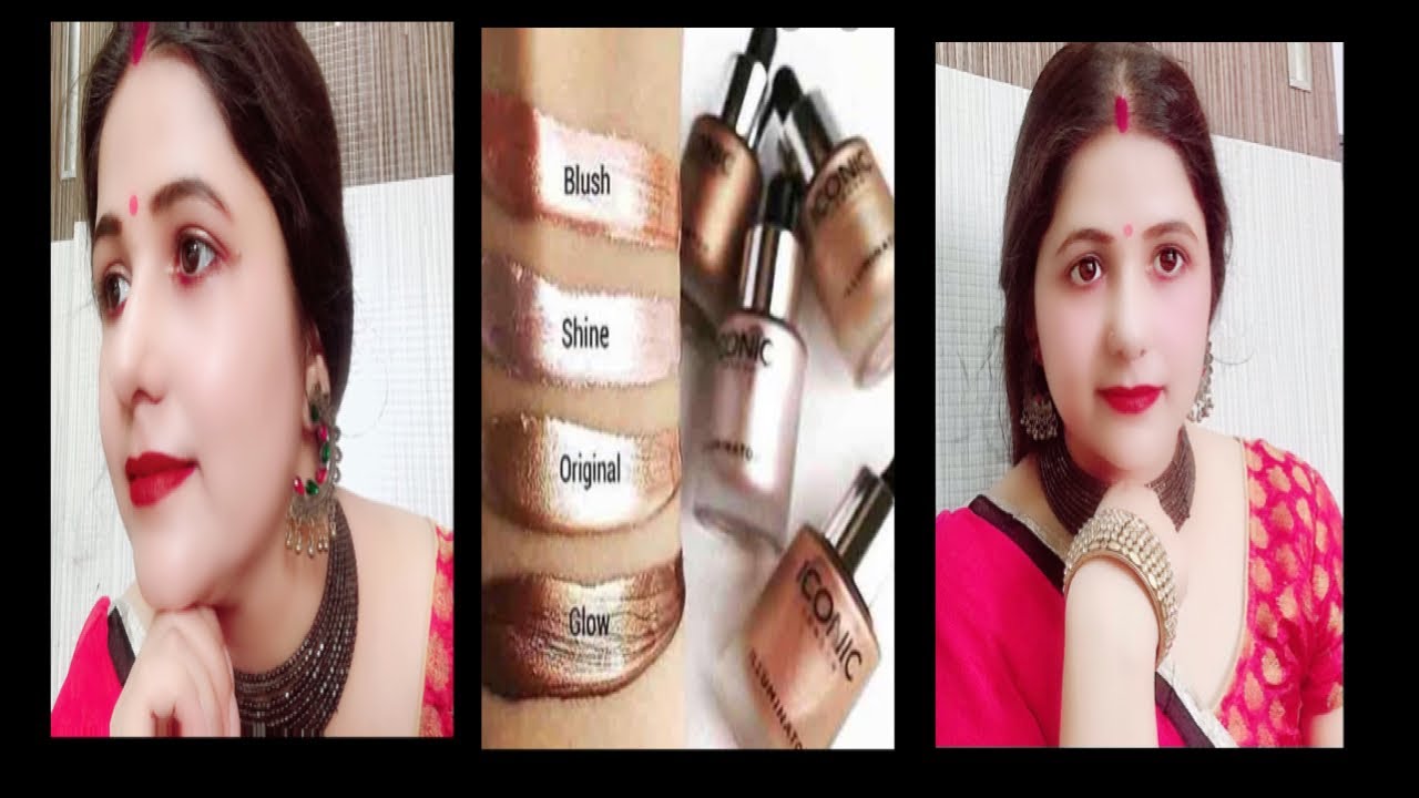 Iconic london illuminator/ Demo & Review/ Liquid Highlighter/Natural ...