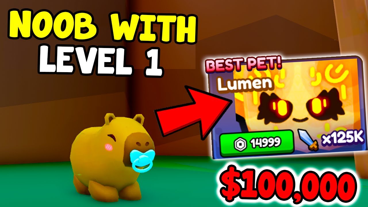 Noob with $100,000 to unlock MAX LEVEL EVOLUTION Capybara, OP SECRET in ...