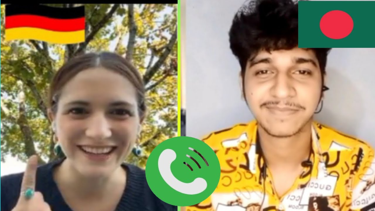 English conversation with a German girl / how to speak English fluently ...