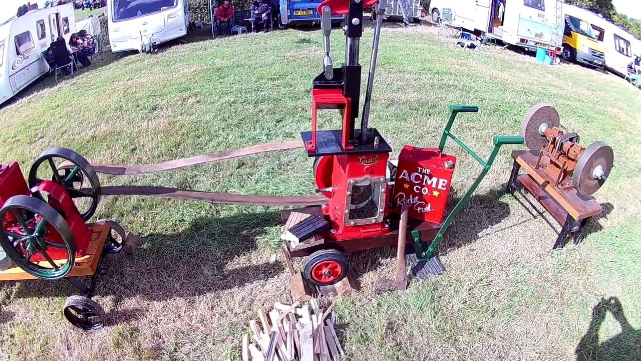 LISTER D CONVERTED TO A KINDLING CHOPPER - YouTube