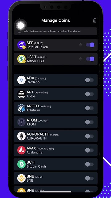 Add or Remove tokens in SafePal Wallet in less than 30 seconds! - YouTube