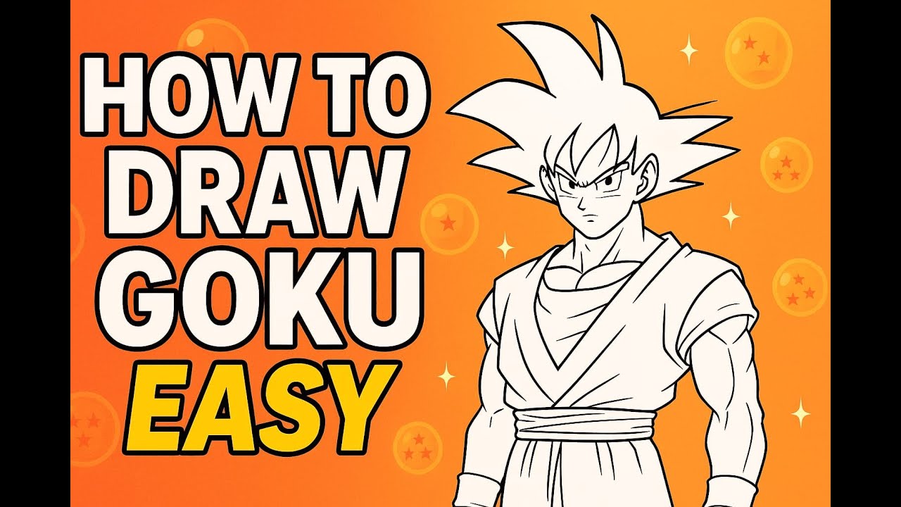 How To Draw Goku Step By Step Easy Drawing Tutorial ️ Youtube 9306