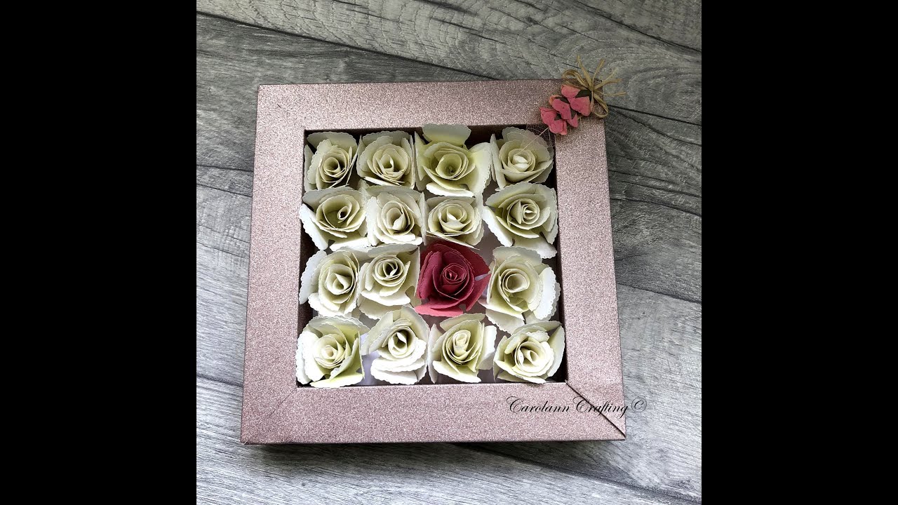 How To Make a Framed Box Card - YouTube