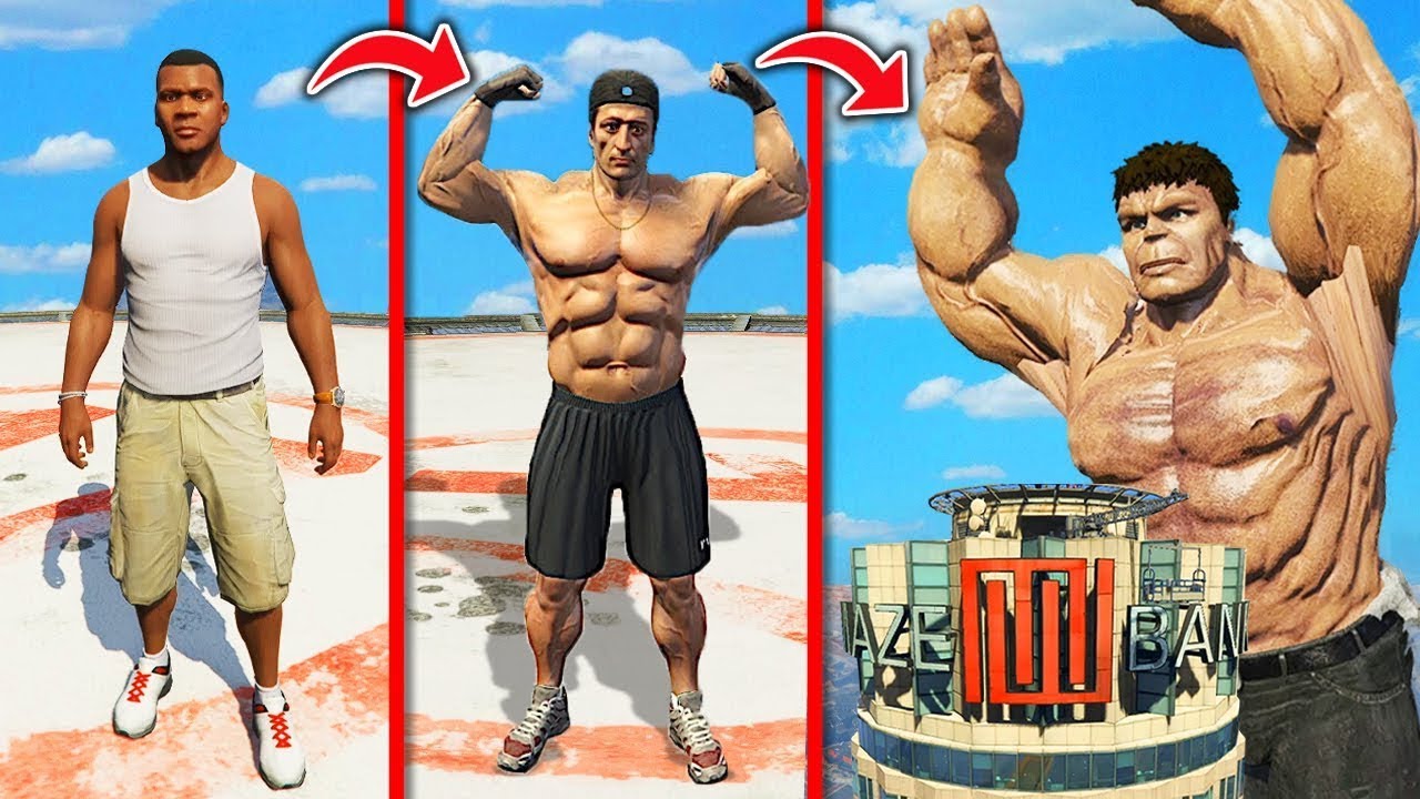 Gta 5 Franklin Become Worlds Strongest Man In Gta 5 Gta 5 Mods