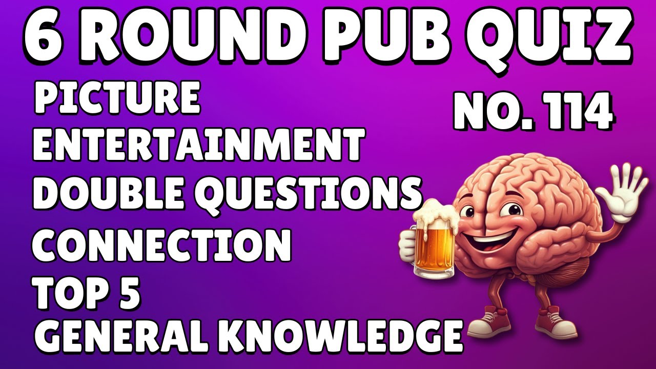 Pub Quiz 6 Rounds Picture, Entertainment, Double Questions, Connection ...