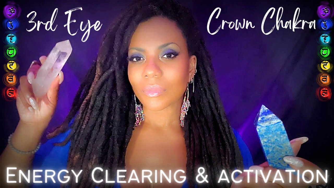 ASMR Magick ️ You Are Divine. 3rd Eye & Crown Chakra Healing ...