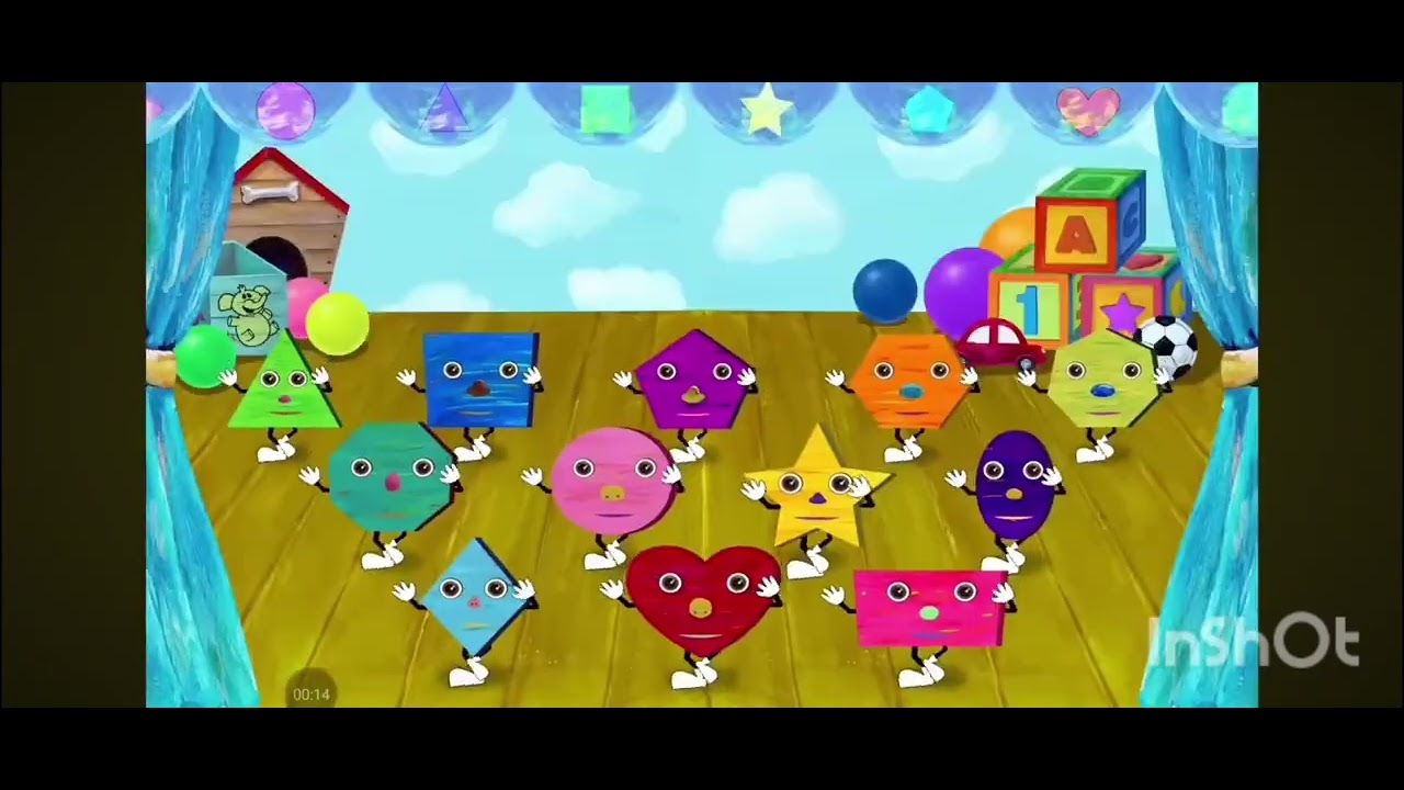shapes song abc kid tv reversed - YouTube