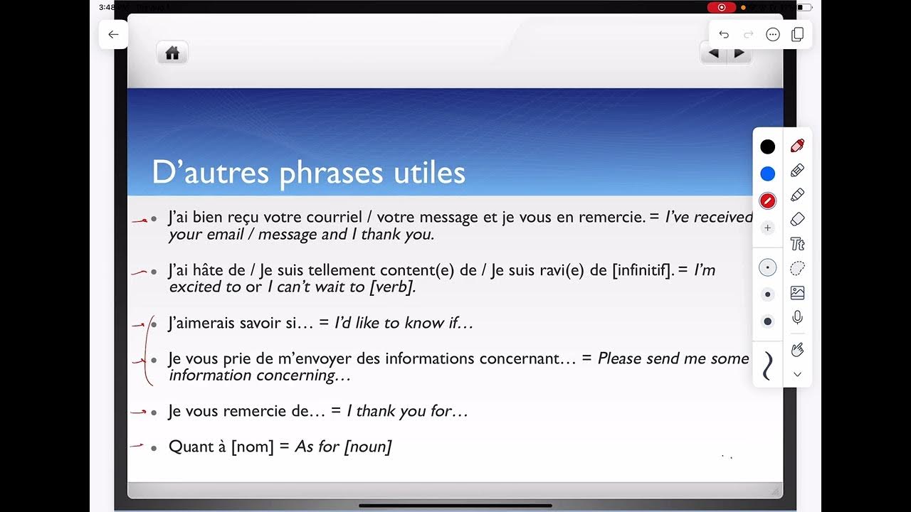 AP French Exam: How to Write an Email Reply - YouTube