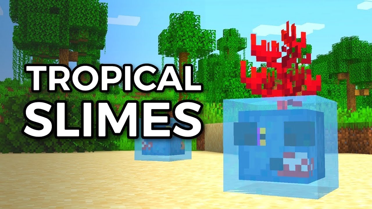 Adding the Tropical Slimes in Minecraft - YouTube