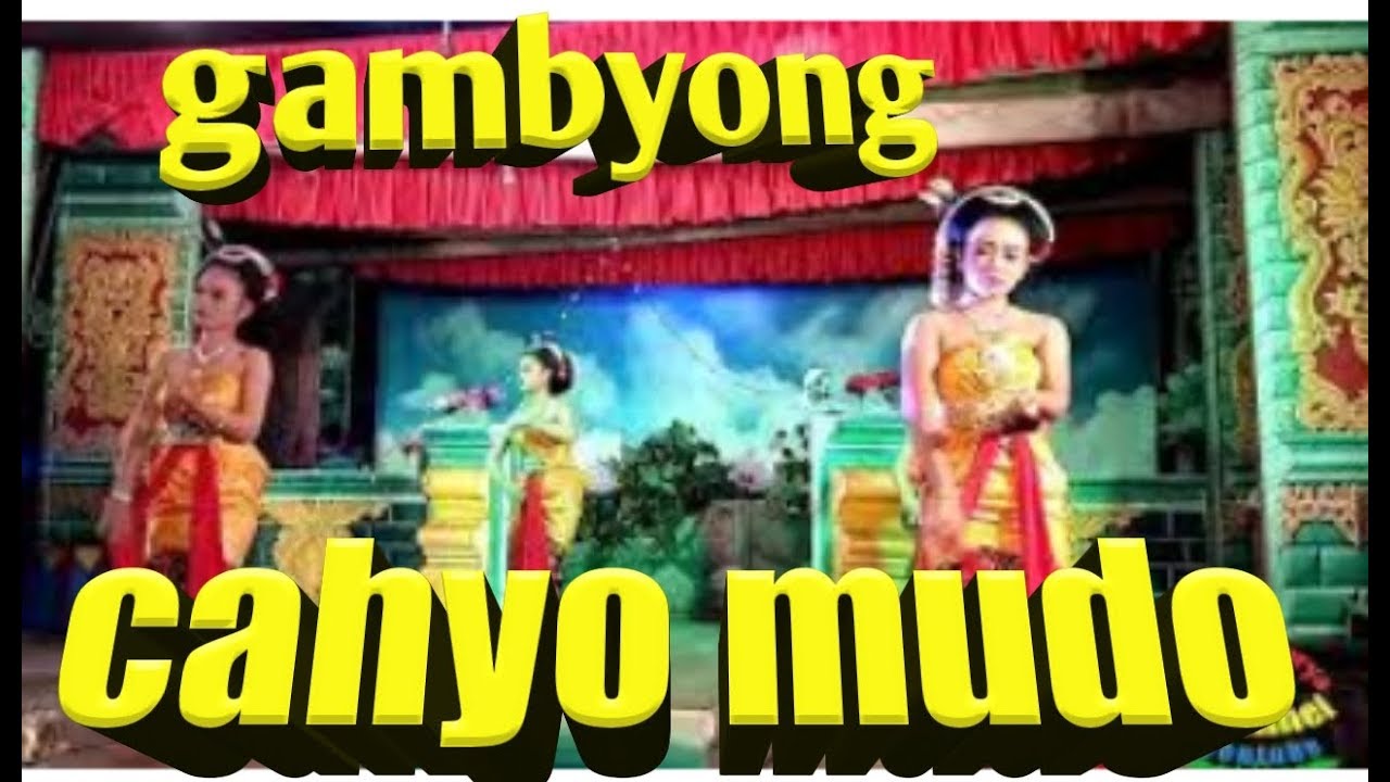 Tari gambyong" (traditional dance from Java) kethoprak cahyo mudo - YouTube