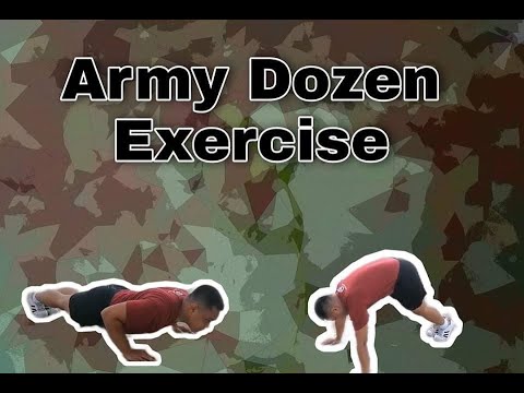 Army Dozen Exercise (Week 6-Day 2) - YouTube