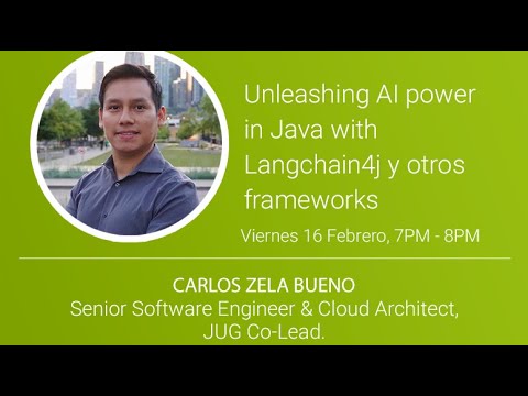 Unleashing AI power in Java with Langchain4j y otros frameworks - YouTube