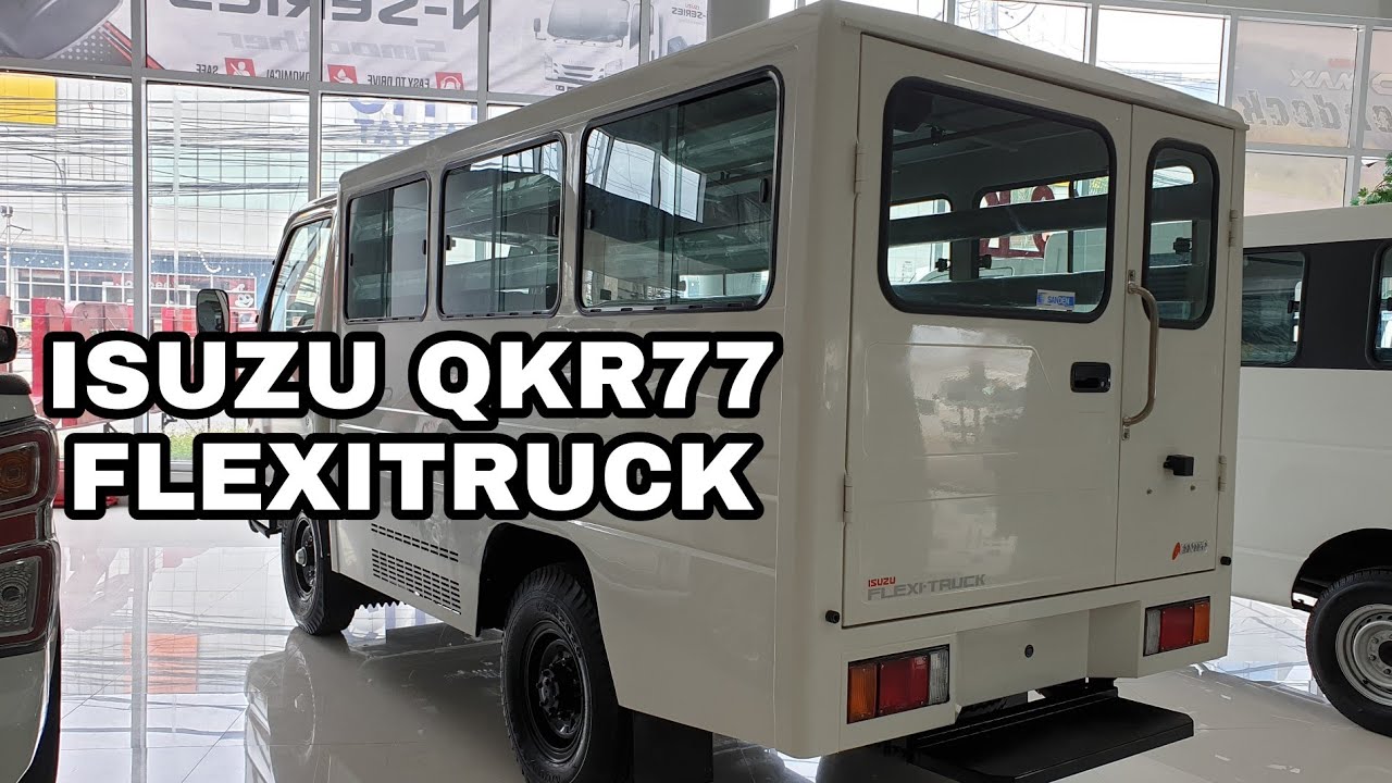ISUZU QKR77 NT Flexitruck Utility van with dual aircon - YouTube