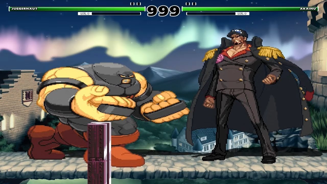 JUGGERNAUT vs AKAINU [Mugen High Level Epic Battle #58] - YouTube