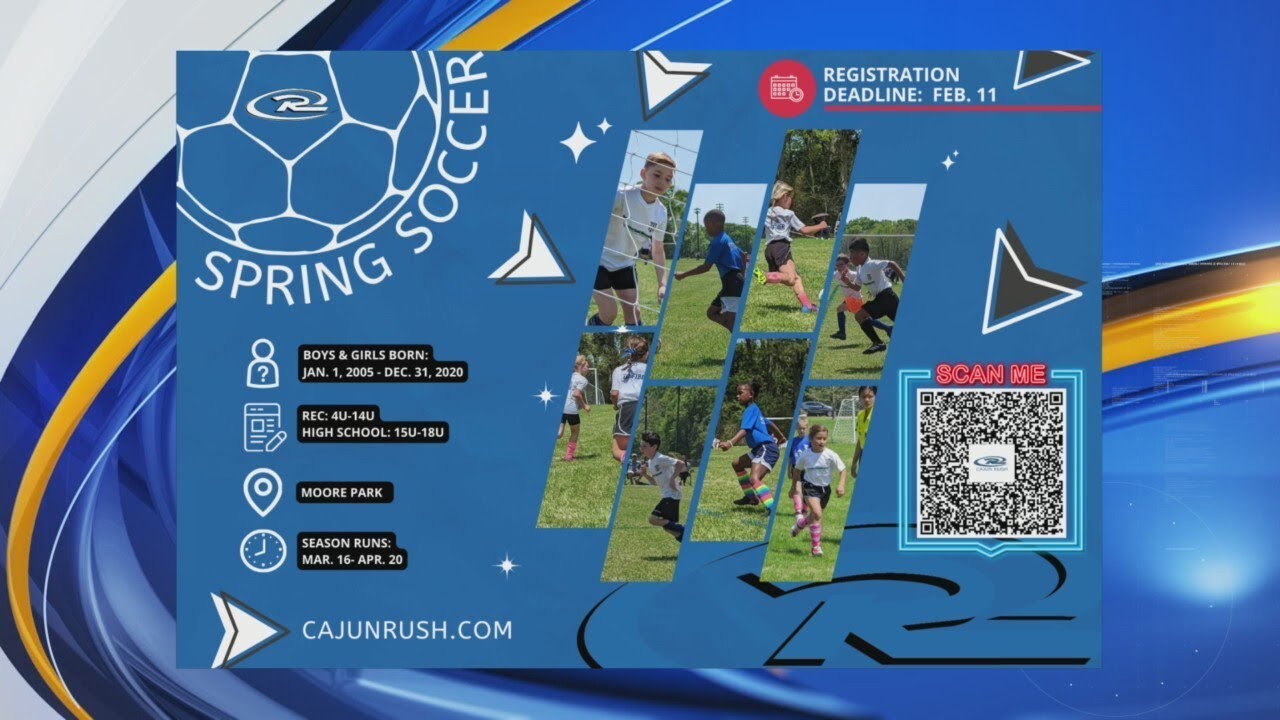 Cajun Rush Soccer Spring Registration Deadline this Sunday - YouTube