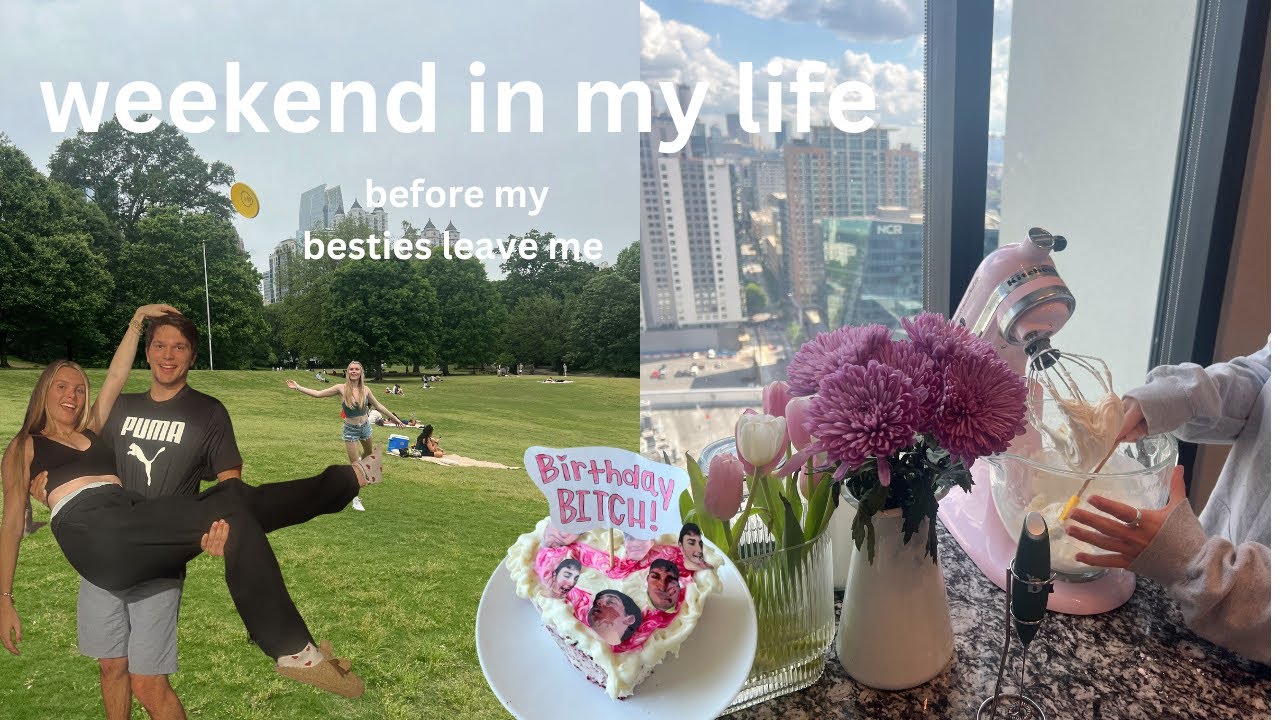 Spend the weekend with me: Birthdays, Bestie Visiting, Baking - YouTube