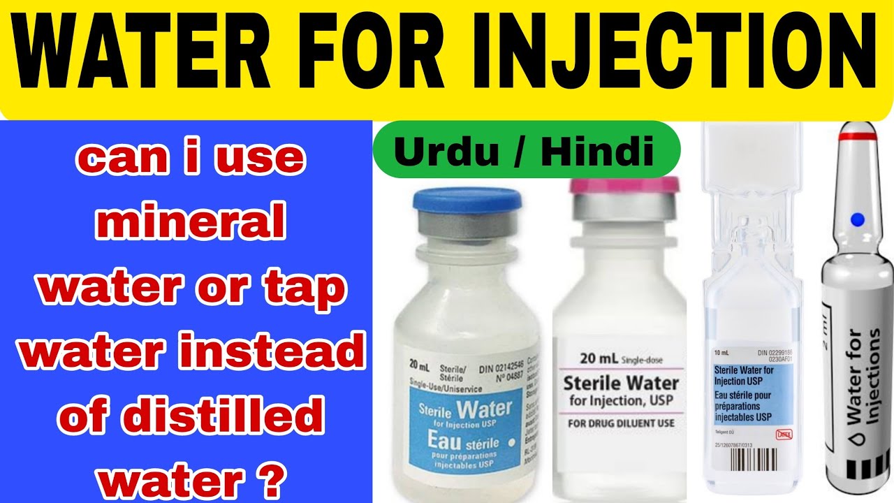 water for injection antibiotic dilution || sterile water for medicine ...
