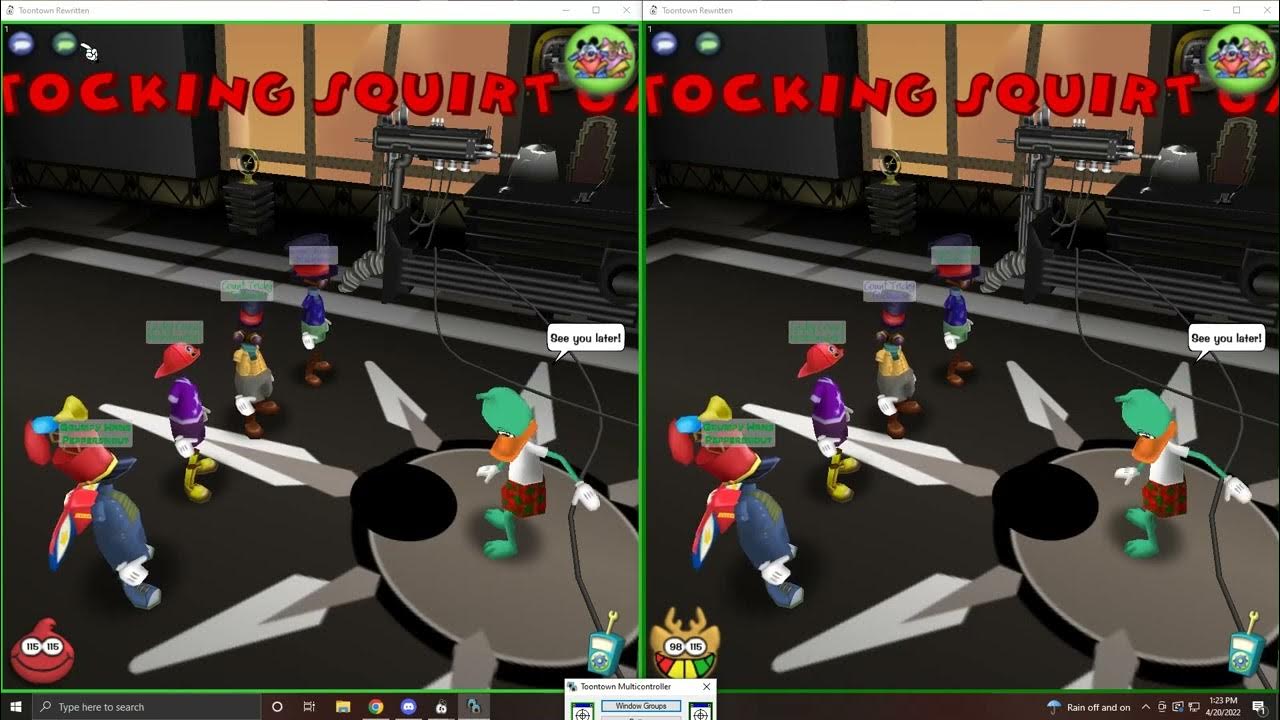 Toontown Rewritten Multi-toon Two Star Sellbot Field office run - YouTube