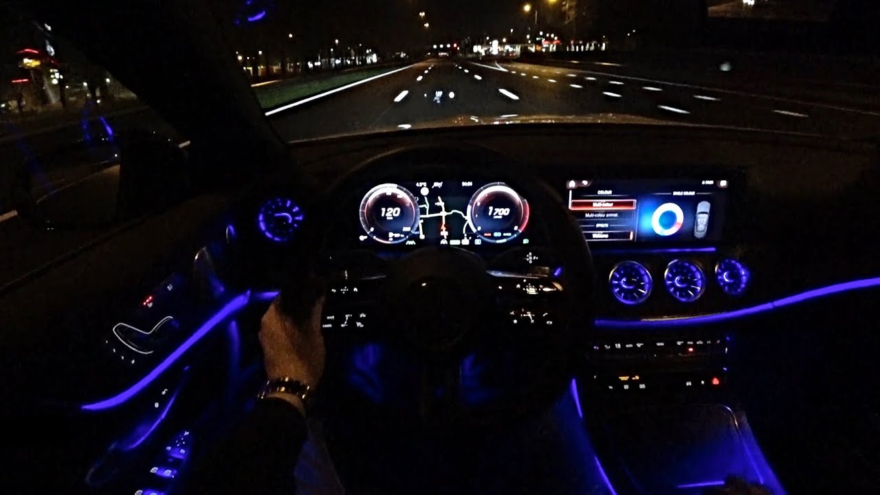 The Mercedes E Class Cabriolet Test Drive at NIGHT - YouTube