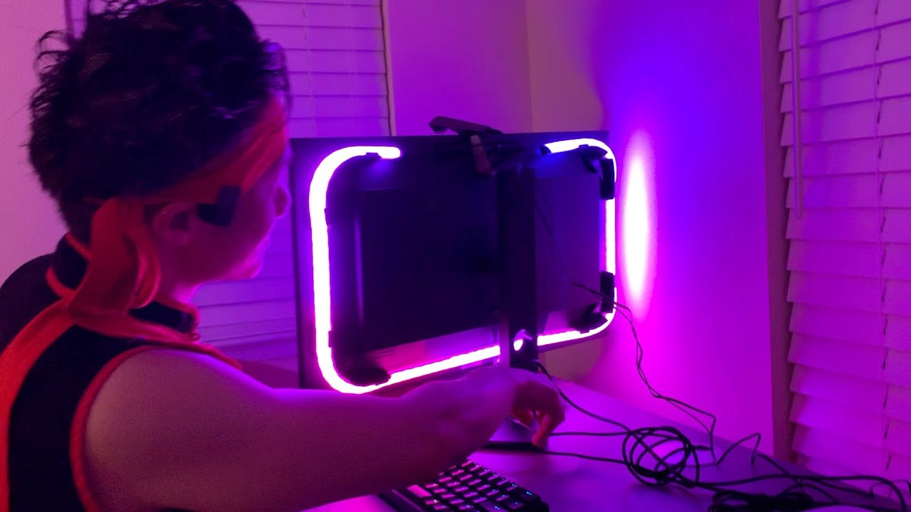 Govee DreamView G1 are SUPER COOL!! RGBIC Monitor Backlight! B09S5RX435 ...
