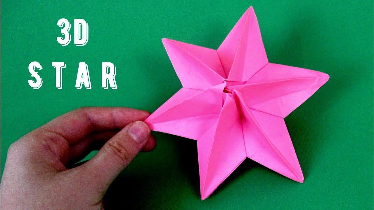 Origami 3D Star DIY - 6 Pointed Origami Paper 3D Star DIY - Paper ...