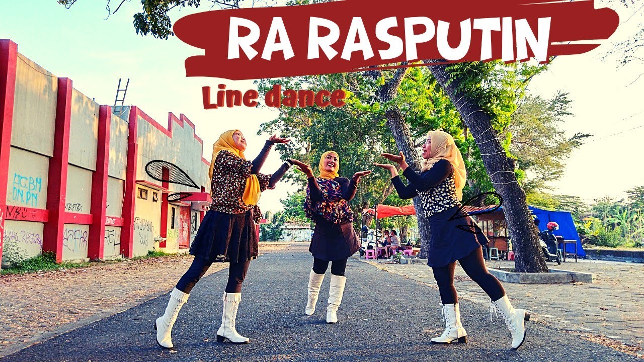 Ra Rasputin line dance Choreo by Rep ghazali (sco) Demo by dw ld//# ...