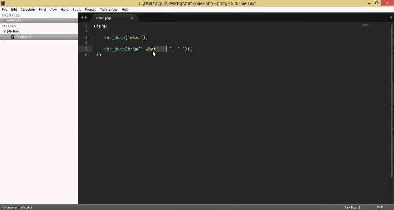 Php Trim Remove Dashes From Start And End Of String 720p YouTube php-trim-remove-dashes-from-start-and-end-of-string-720p-youtube