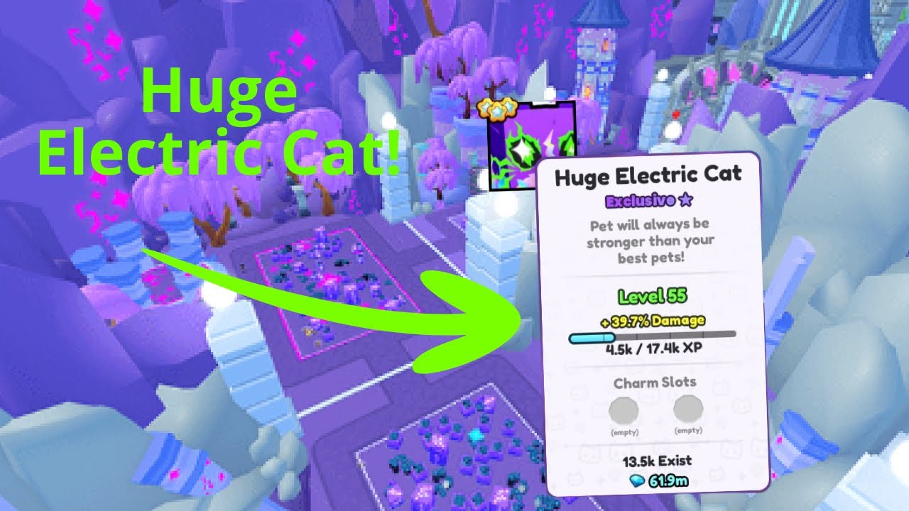 I Got the New HUGE ELECTRIC CAT in the Pet Sim 99 Update! - YouTube