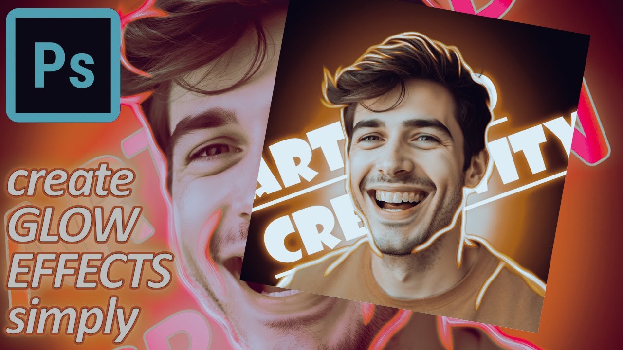 The simplest way to create glow effect in your image in photoshop. - YouTube