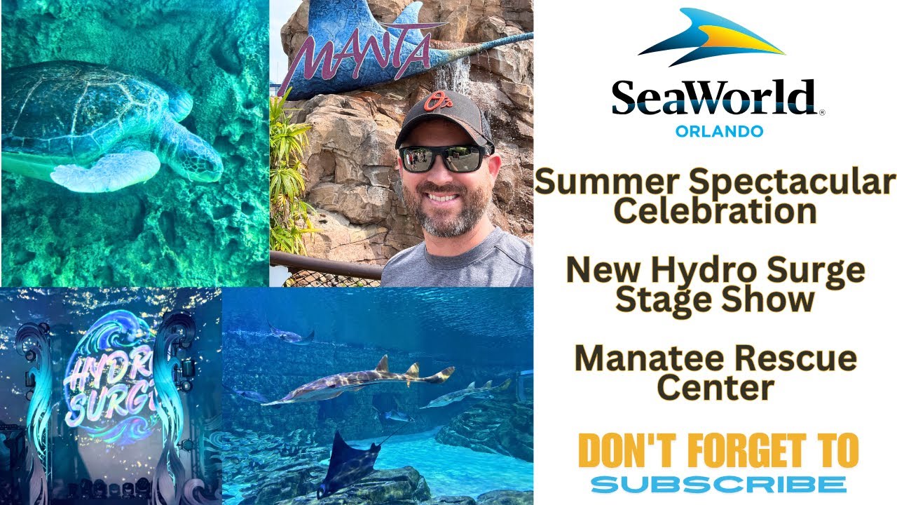SeaWorld Orlando's Summer Spectacular Celebration - New Hydro Surge ...