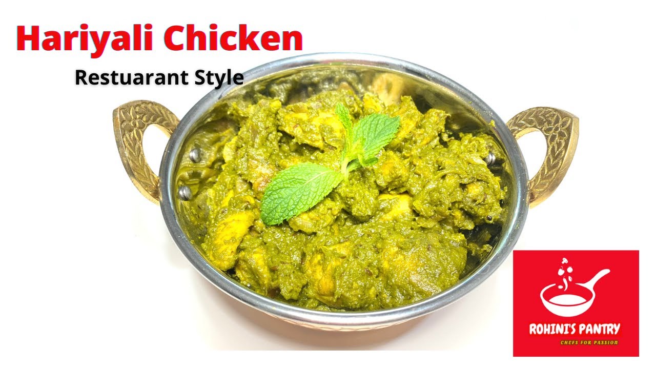 Hariyali Chicken Recipe | Green Chicken | Hariyali Chicken Roast ...