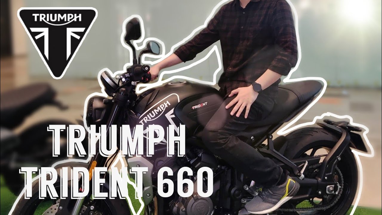 Triumph Trident 660 | on display at Ayala Center Cebu - YouTube