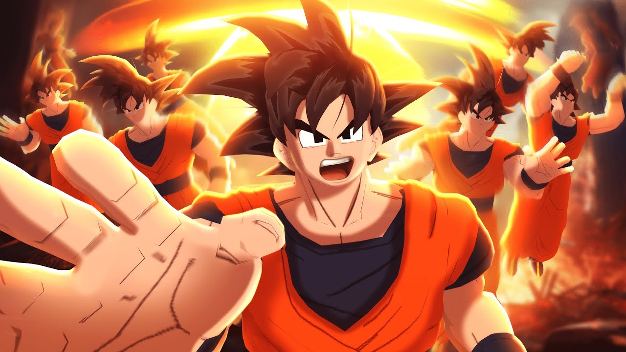 100 Goku's VS A Nuke In VR - YouTube