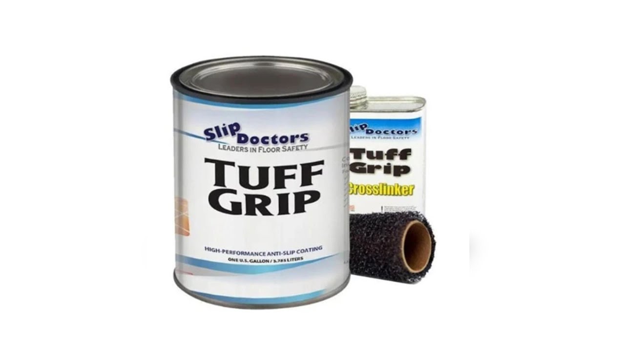 Tuff Grip Non-Skid Paint Coating for Concrete, Metal, Wood & Stone ...