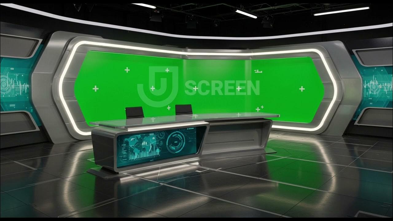 Large green screen studio - YouTube