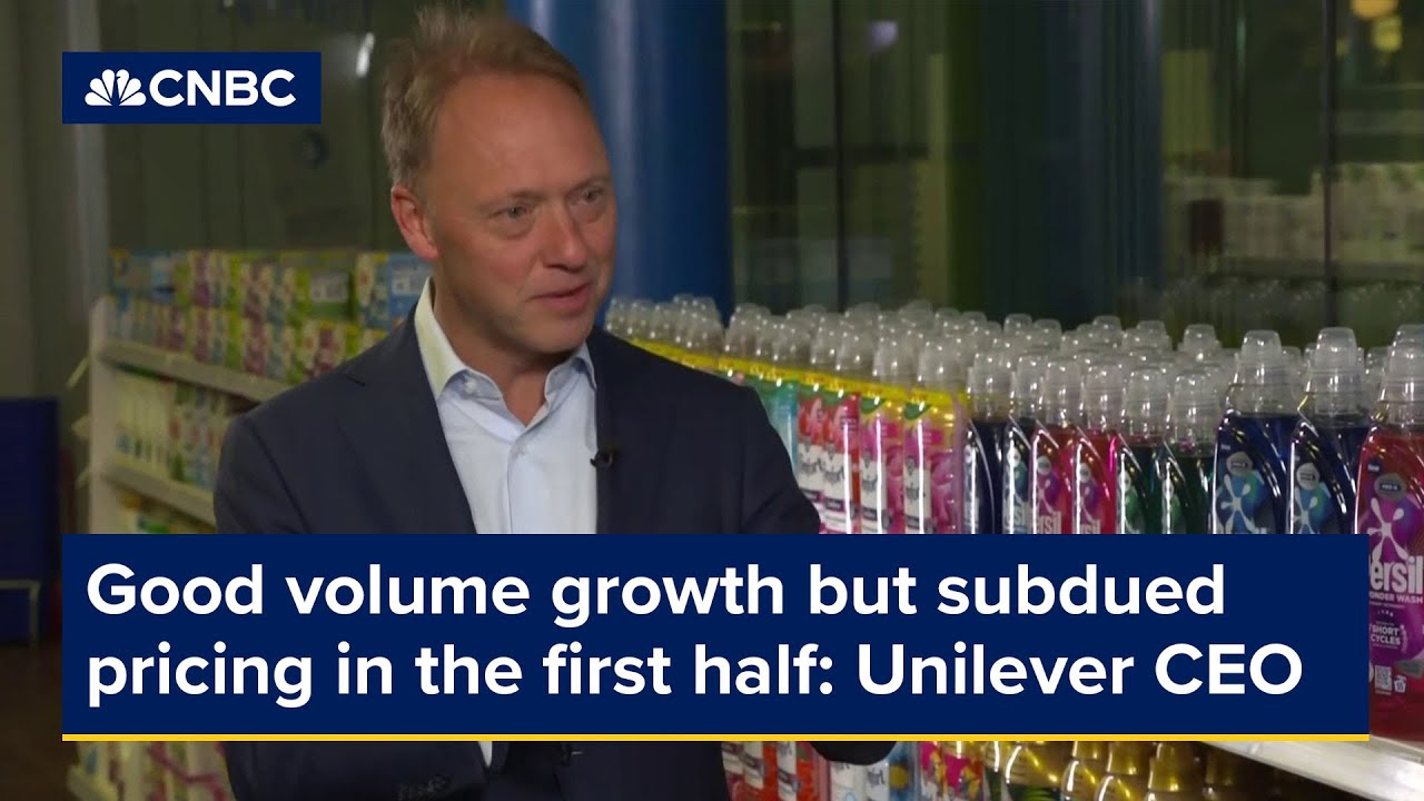 Good volume growth but subdued pricing in the first half: Unilever CEO ...