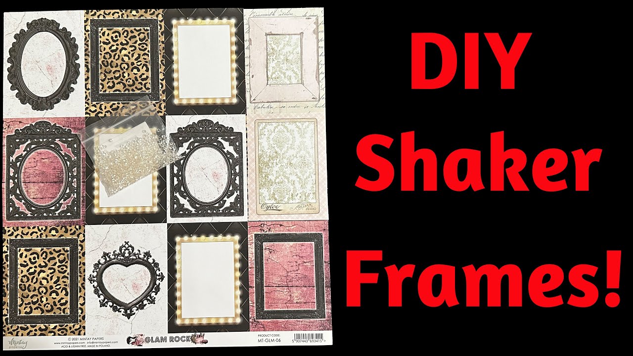 Shaker frames using Mintay paper. - YouTube