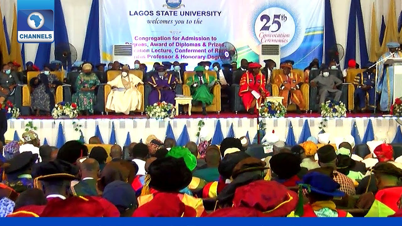 LASU Holds 25th Convocation Ceremony - YouTube