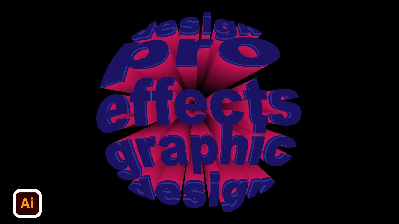 How to make Make 3D Circle effects | Warp Text Into Shapes in ...