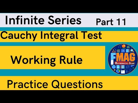 Infinite Series | Cauchy Integral Test | Part 11| B.tech | B.sc Hons ...
